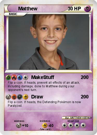 Pokémon Matthew 635 635 - MakeStuff - My Pokemon Card