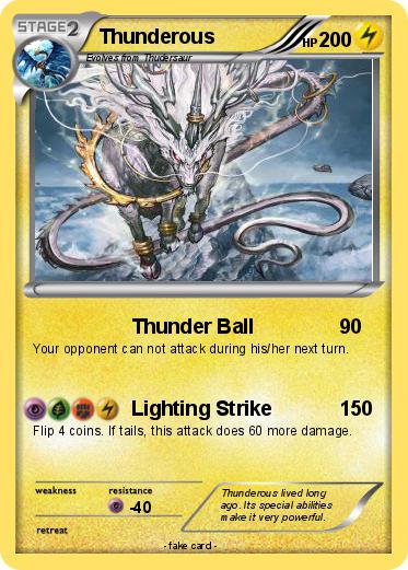 Pokémon Thunderous 62 62 - Thunder Ball - My Pokemon Card