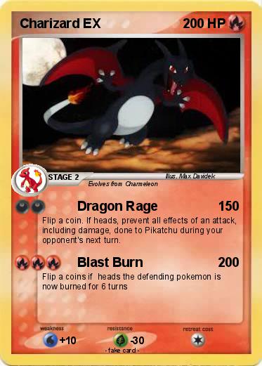 Pokémon Charizard EX 264 264 - Dragon Rage - My Pokemon Card