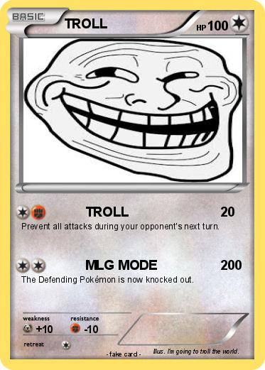 Pokémon TROLL 3436 3436 - TROLL - My Pokemon Card