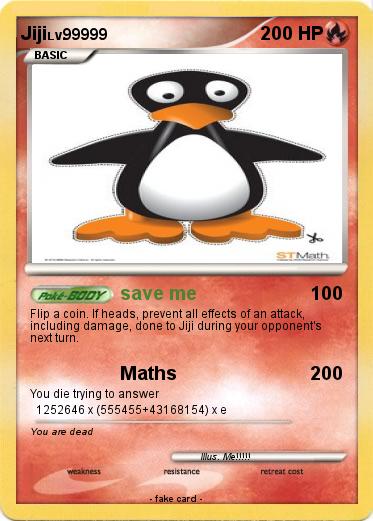 Pokémon Jiji 54 54 - save me - My Pokemon Card