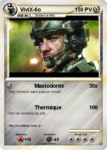Pokémon ViviX 6o - Mastodonte - Ma carte Pokémon