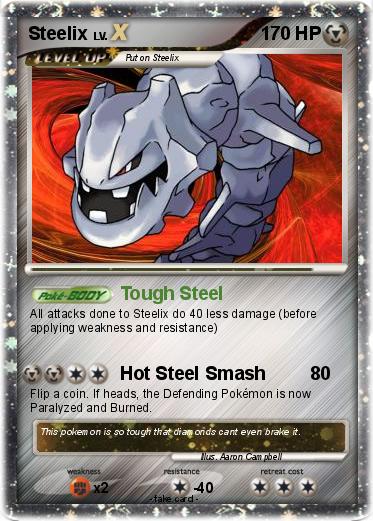 Pokémon Steelix 307 307 - Tough Steel - My Pokemon Card