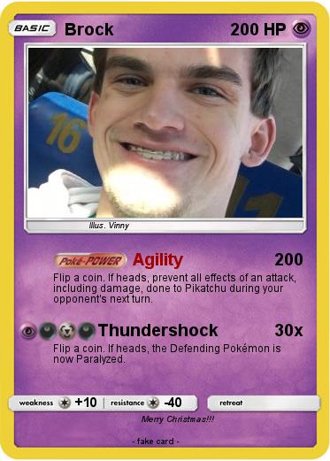 Pokémon Brock 744 744 - Agility - My Pokemon Card