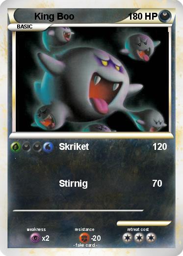 Pokémon King Boo 138 138 - Skriket - My Pokemon Card