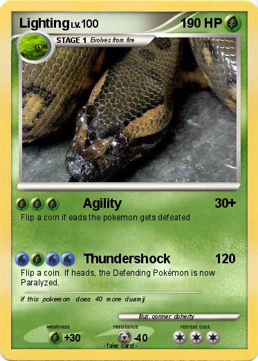 Pokémon Lighting 495 495 - Agility - My Pokemon Card