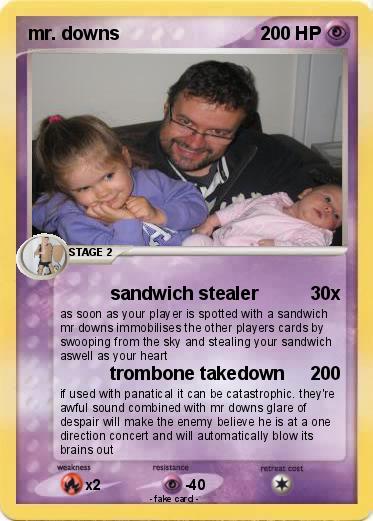 Pokémon mr downs 1 1 - sandwich stealer - My Pokemon Card