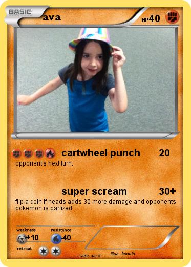Pokémon ava 132 132 - cartwheel punch - My Pokemon Card
