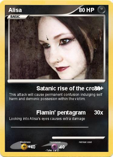 Pokémon Alisa 16 16 - Satanic rise of the cross - My Pokemon Card
