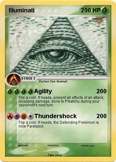 Pokémon Illuminati 1080 1080 - Agility - My Pokemon Card