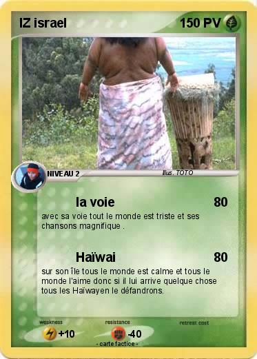 Pokémon IZ israel - la voie - Ma carte Pokémon