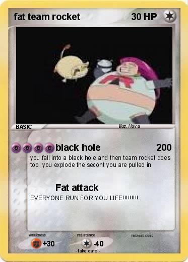 Pokémon fat team rocket 2 2 - black hole - My Pokemon Card
