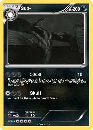 Pokémon Sub 558 558 - 50/50 - My Pokemon Card