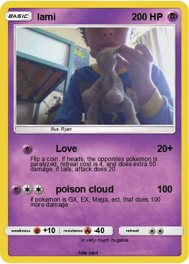 Pokémon lami 2 2 - Love - My Pokemon Card