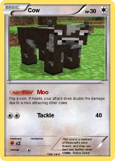 Pokémon Cow 440 440 - Moo - My Pokemon Card