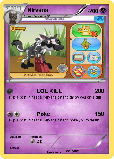 Pokémon Nirvana 23 23 - LOL KILL - My Pokemon Card
