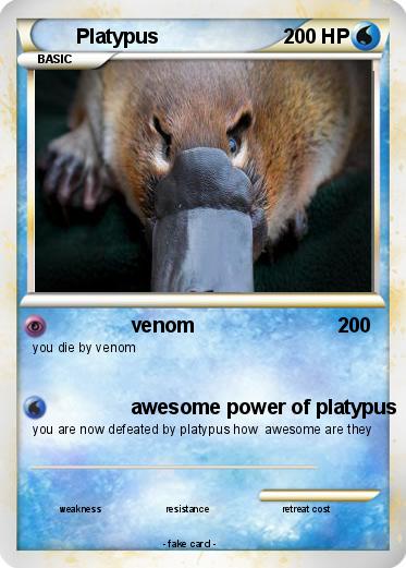 Pokémon Platypus 52 52 - venom - My Pokemon Card