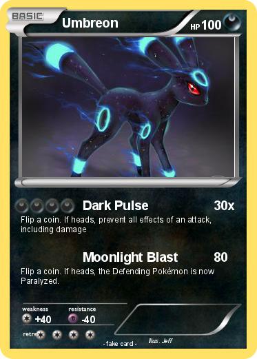 Pokémon Umbreon 1563 1563 - Dark Pulse - My Pokemon Card