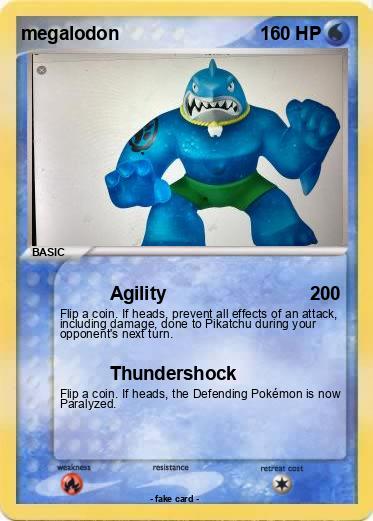 Pokémon megalodon 418 418 - Agility - My Pokemon Card