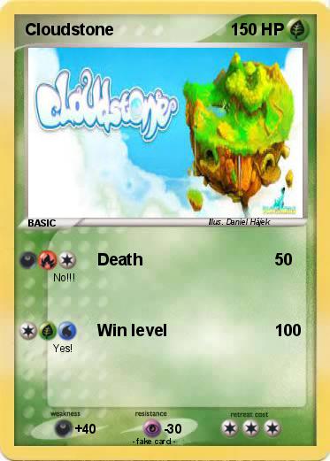 Pokémon Cloudstone - Death - My Pokemon Card