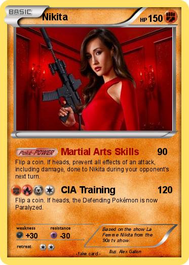Pokémon Nikita 66 66 - Martial Arts Skills - My Pokemon Card