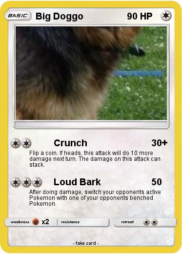 Pokémon Big Doggo - Crunch - My Pokemon Card