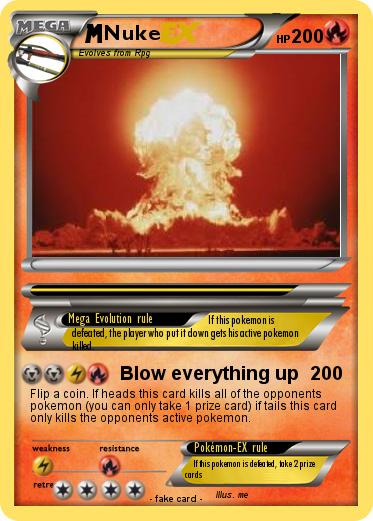Pokémon Nuke 543 543 - Blow everything up - My Pokemon Card