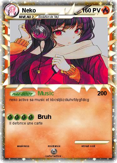 Pokémon Neko 120 120 - Music - Ma carte Pokémon