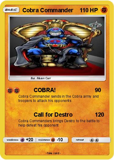 Pokémon Cobra Commander 4 4 - COBRA! - My Pokemon Card