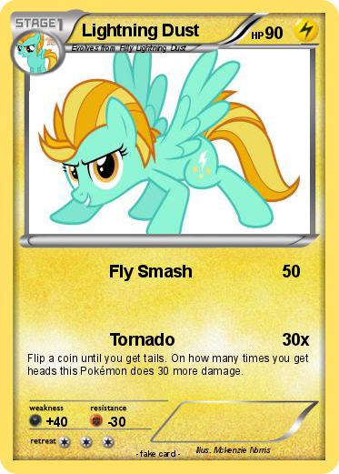 Pokémon Lightning Dust 3 3 - Fly Smash - My Pokemon Card