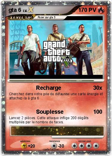Pokémon gta 6 6 - Recharge - Ma carte Pokémon