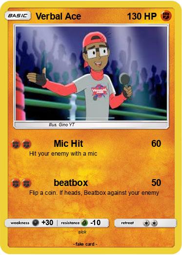 Pokémon Verbal Ace - Mic Hit - My Pokemon Card