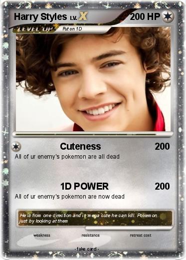 Pokémon Harry Styles 111 111 - Cuteness - My Pokemon Card