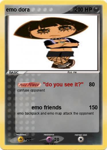 Pokémon emo dora - "do you see it?" - My Pokemon Card