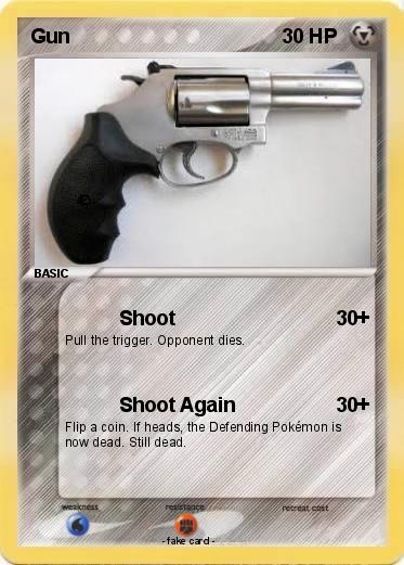 Pokémon Gun 160 160 - Shoot - My Pokemon Card