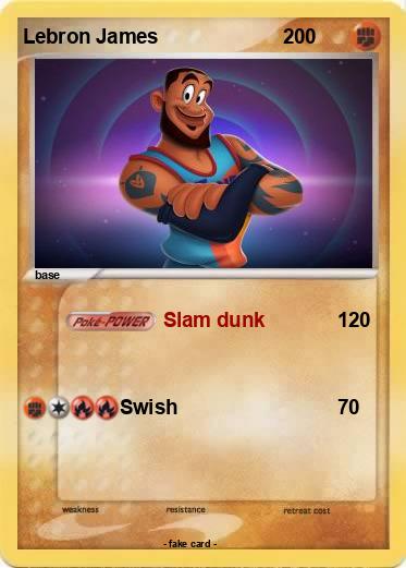 Pokémon Lebron James 754 754 - Slam dunk - My Pokemon Card