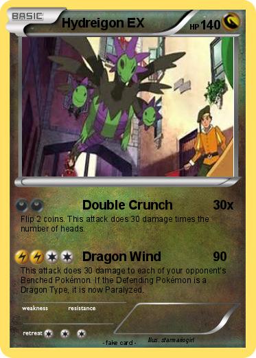 Pokémon Hydreigon EX 17 17 - Double Crunch - My Pokemon Card