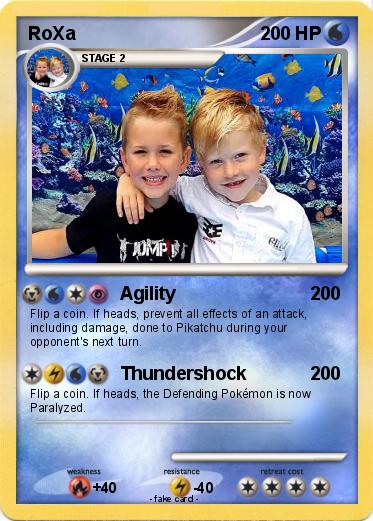 Pokémon RoXa - Agility - My Pokemon Card