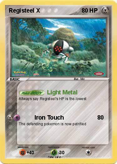 Pokémon Registeel X 2 2 - Light Metal - My Pokemon Card