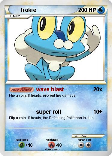 Pokémon frokie 5 5 - wave blast - My Pokemon Card