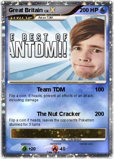 Pokémon Great Britain 4 4 - Team TDM - My Pokemon Card
