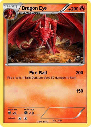 Pokémon Dragon Eye 12 12 - Fire Ball - My Pokemon Card