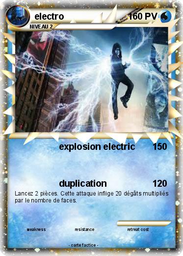 Pokémon electro 366 366 - explosion electric - Ma carte Pokémon