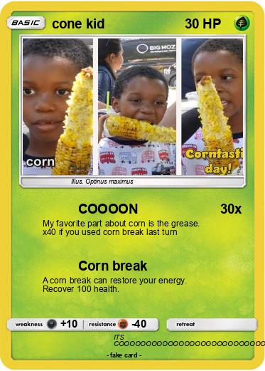Pokémon cone kid - COOOON - My Pokemon Card