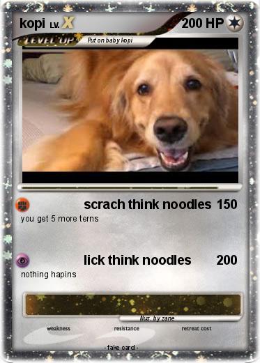 Pokémon kopi 13 13 - scrach think noodles - My Pokemon Card
