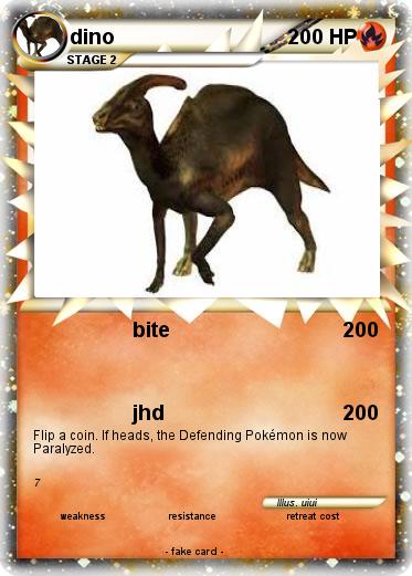 Pokémon dino 933 933 - bite - My Pokemon Card