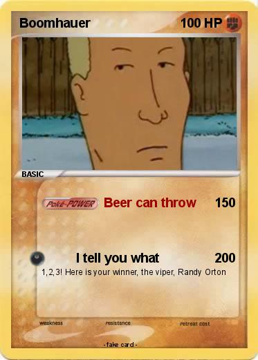 Pokémon Boomhauer 4 4 - Beer can throw - My Pokemon Card