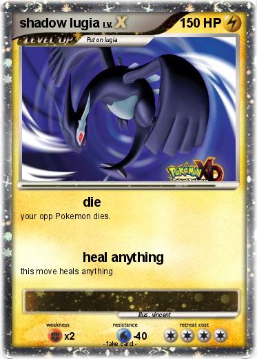Pokémon shadow lugia 608 608 - die - My Pokemon Card