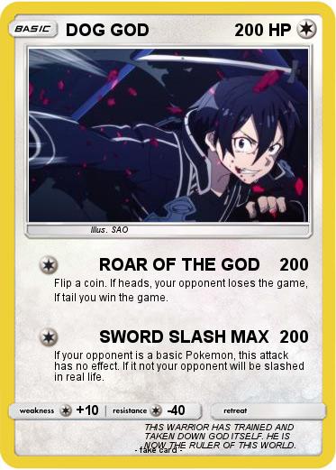 Pokémon DOG GOD - ROAR OF THE GOD - My Pokemon Card