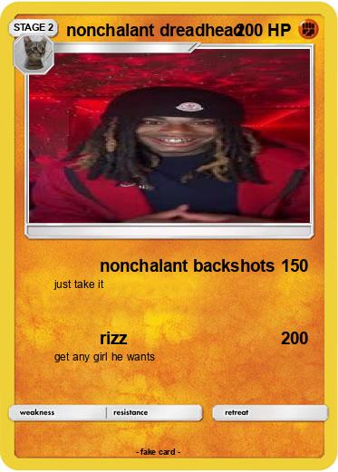 Pokémon nonchalant dreadhead - nonchalant backshots - My Pokemon Card